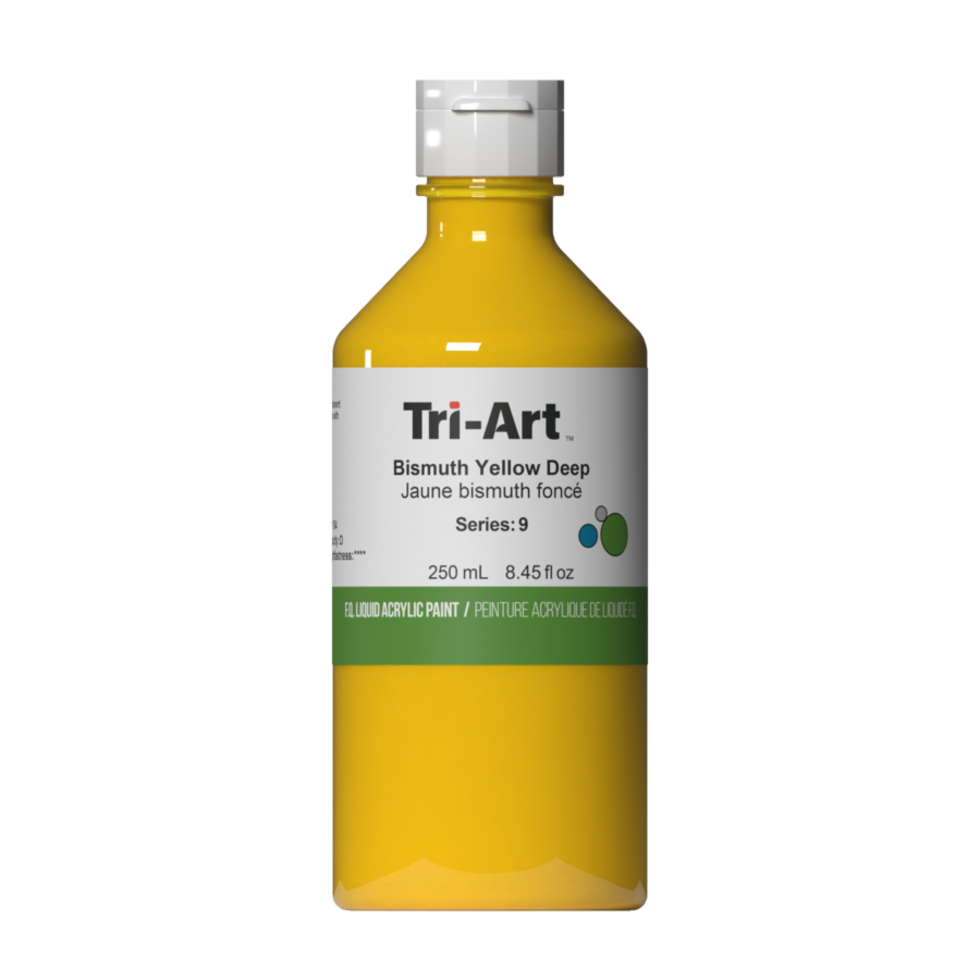 Tri-Art Liquid Acrylic Paint : Bismuth Yellow Deep – Fluid Art Co - USA