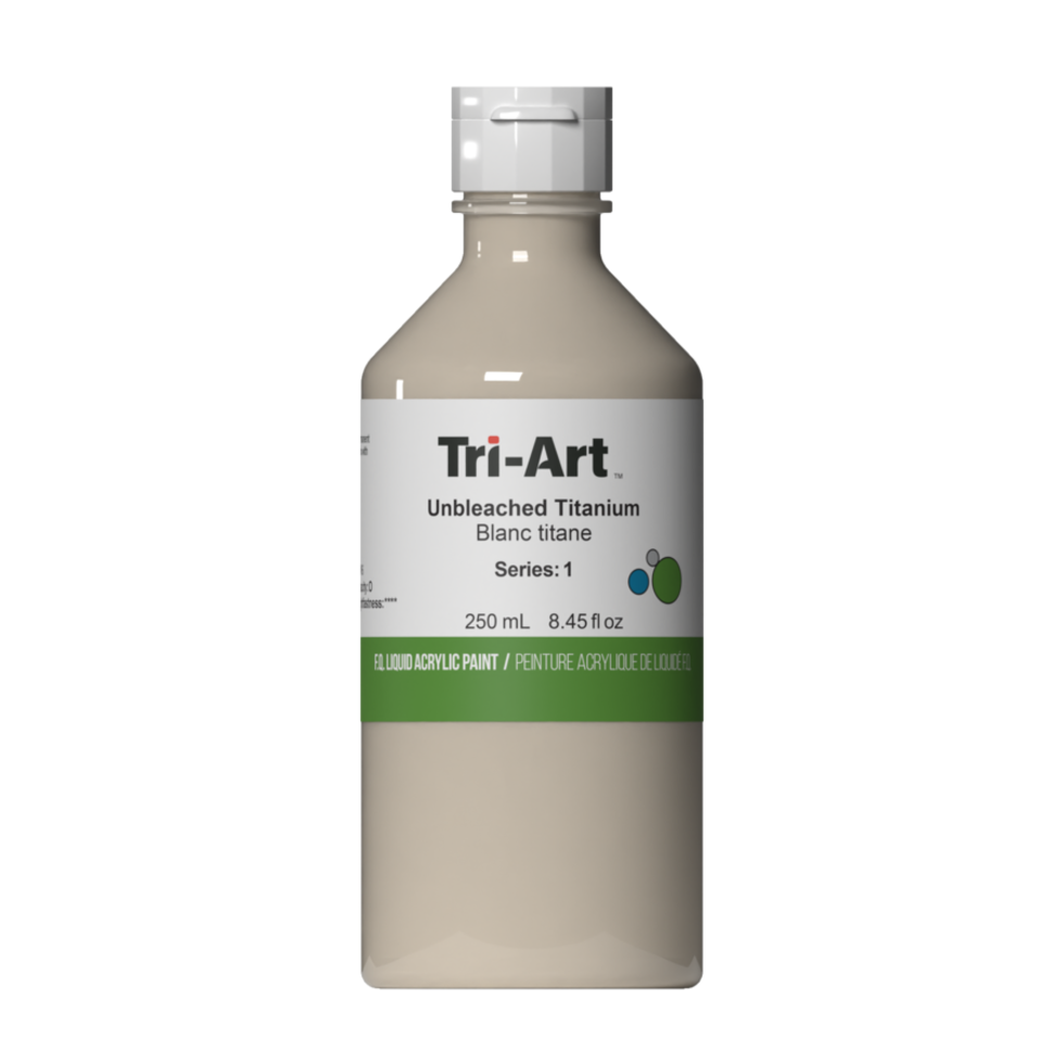 Tri-Art Liquid Acrylic Paint : Unbleached Titanium – Fluid Art Co - USA